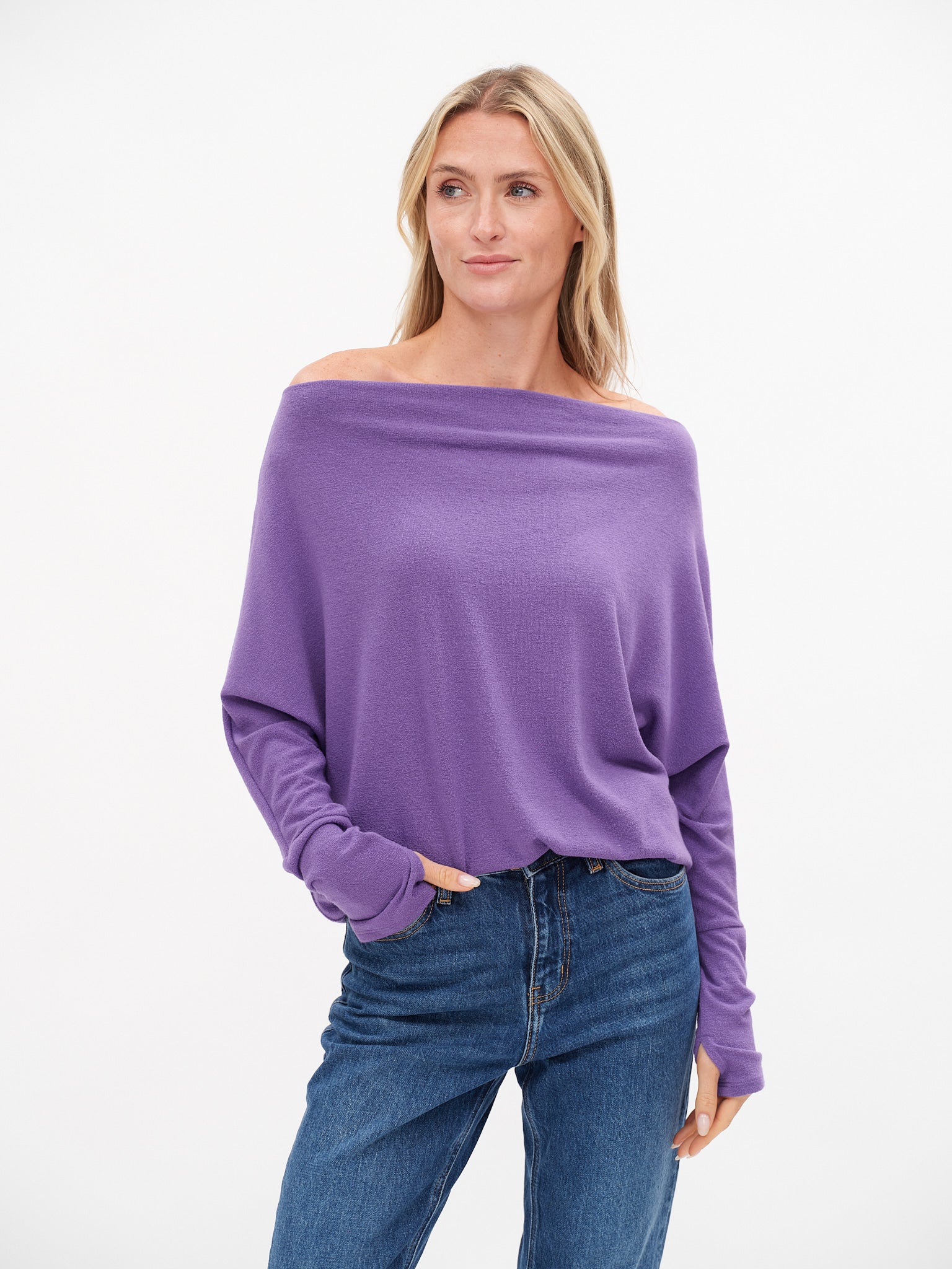 the anywhere top [royal purple] – Six Fifty Clothing